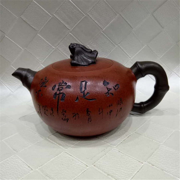 Chinese Yixing Zisha Teapot | Contented Changle Pot – Yixingteaart